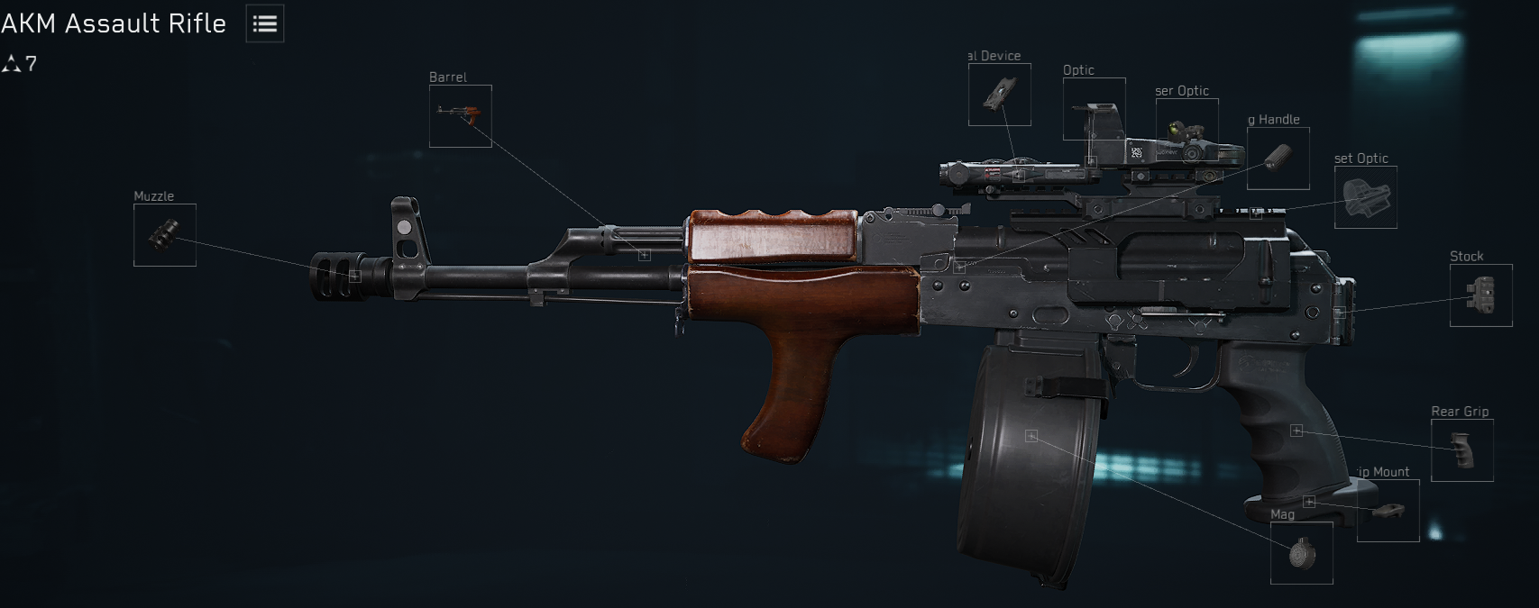 AKM Assault Rifle-Warfare-6HKFALC0EIPHRNLI0J8JI - Delta Force Build