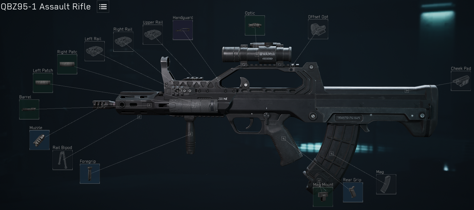 QBZ95-1 Assault Rifle-Operations-6H976GO0EIPHRNLI0J8JI - Delta Force Build