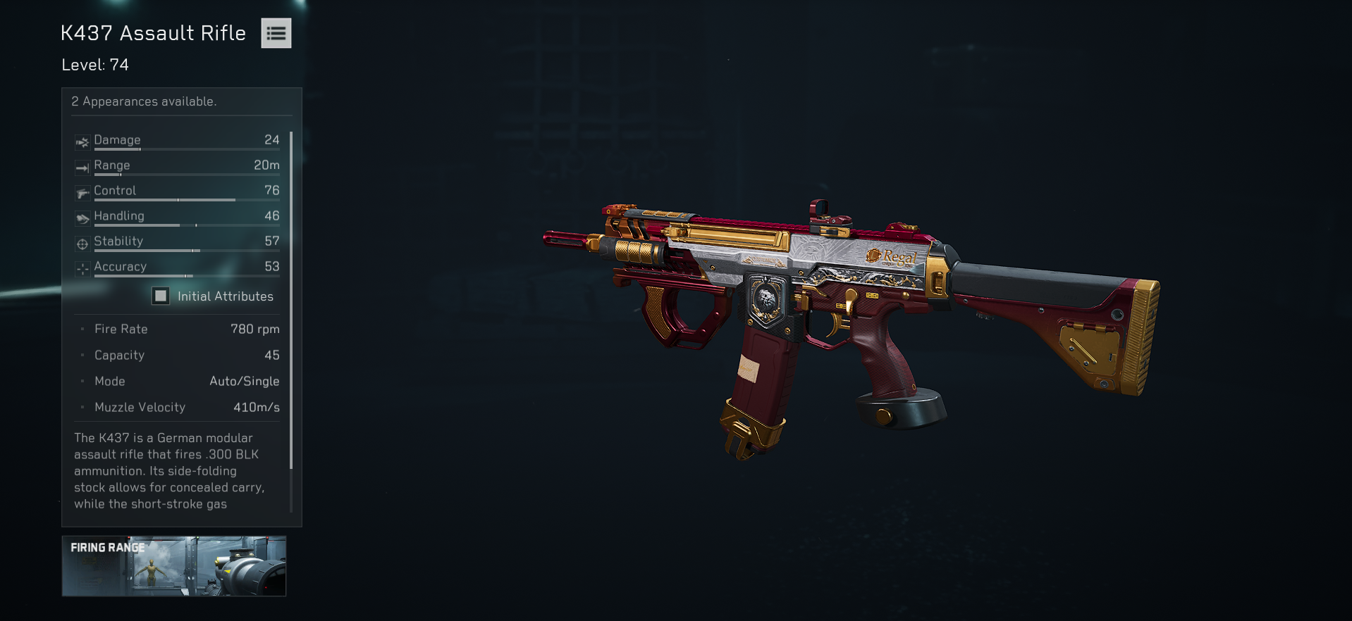 K437 Assault Rifle-Warfare-6HJ49F408M3TET99CEP38 - Delta Force Build