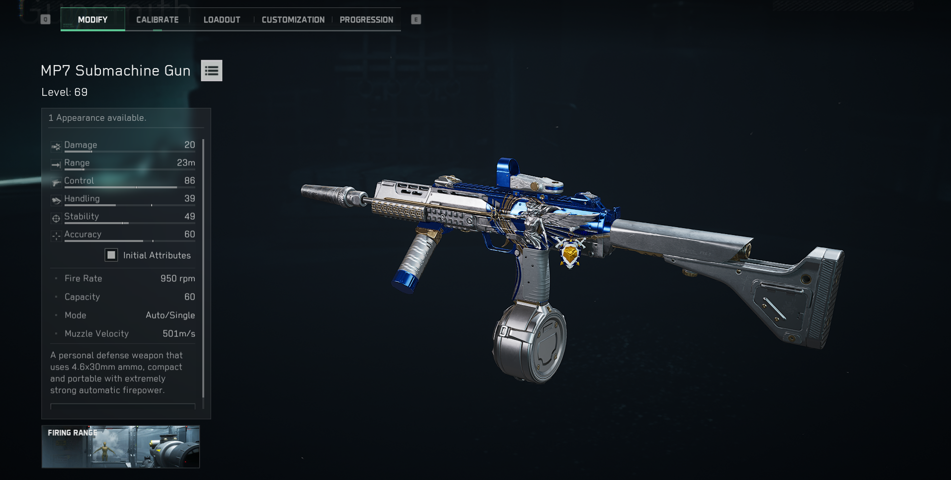 MP7 Submachine Gun-Warfare-6HJ48GS08M3TET99CEP38 - Delta Force Build